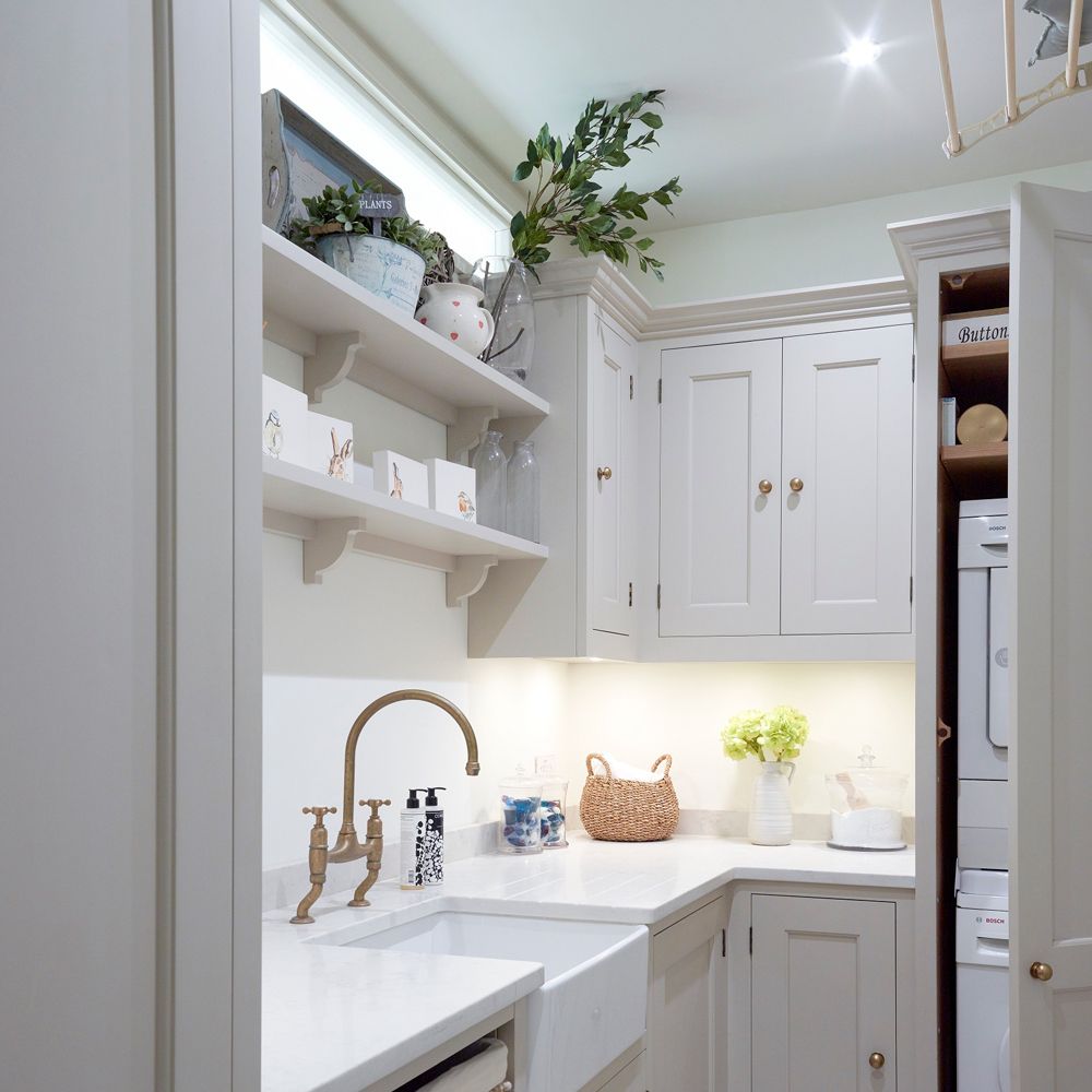 15 narrow utility room ideas to maximise your laundry space | Ideal Home