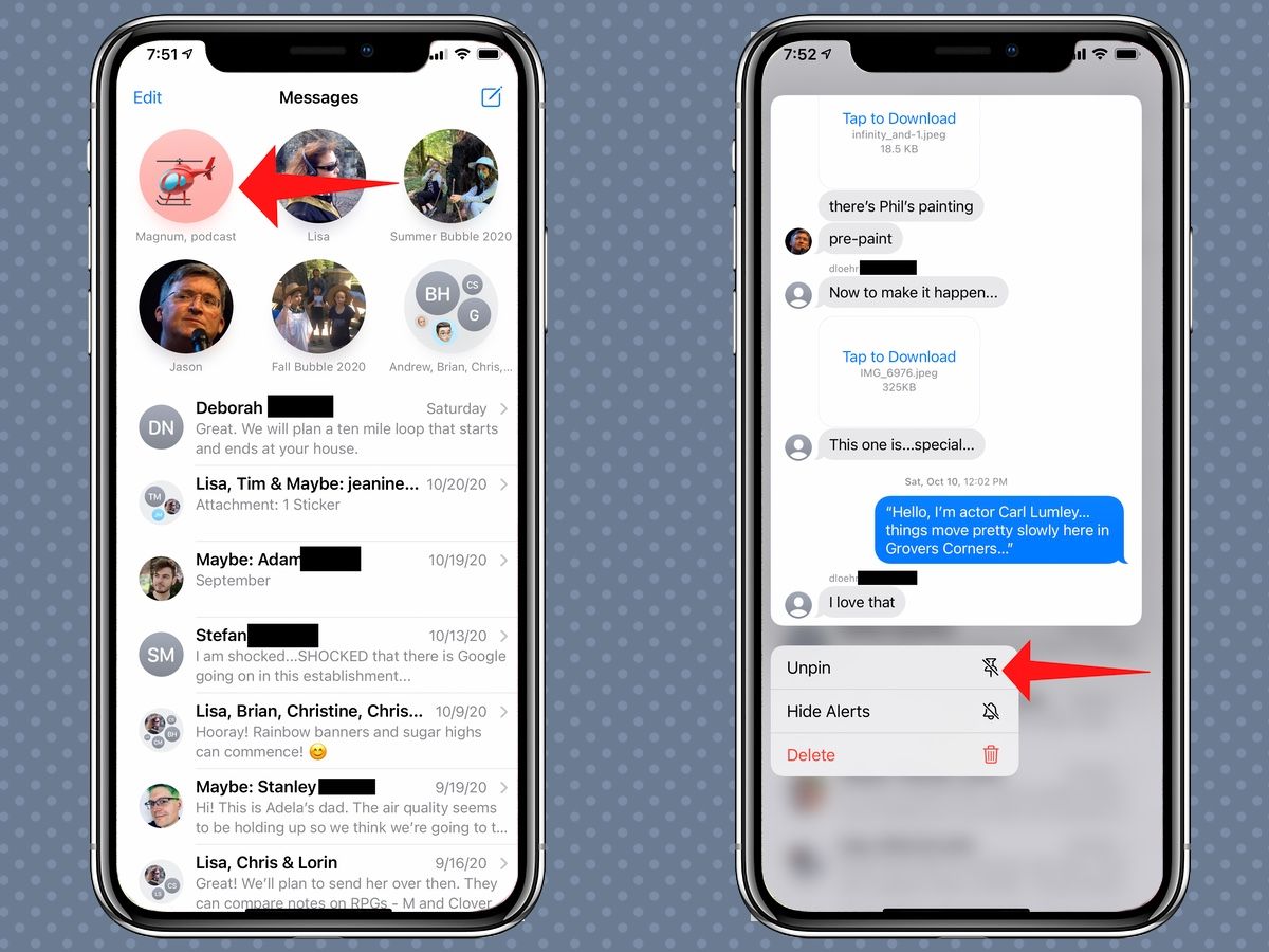 iOS 14: How to pin a conversation in the Messages app | Tom's Guide