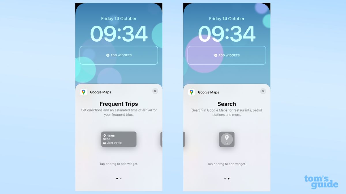 iOS 16 just got Google Maps lock screen widgets — here's how to add ...