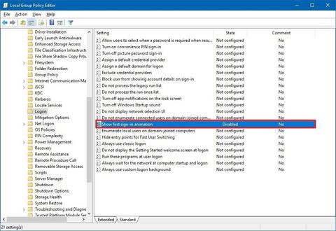 How to disable first sign-in animation on Windows 10 | Windows Central