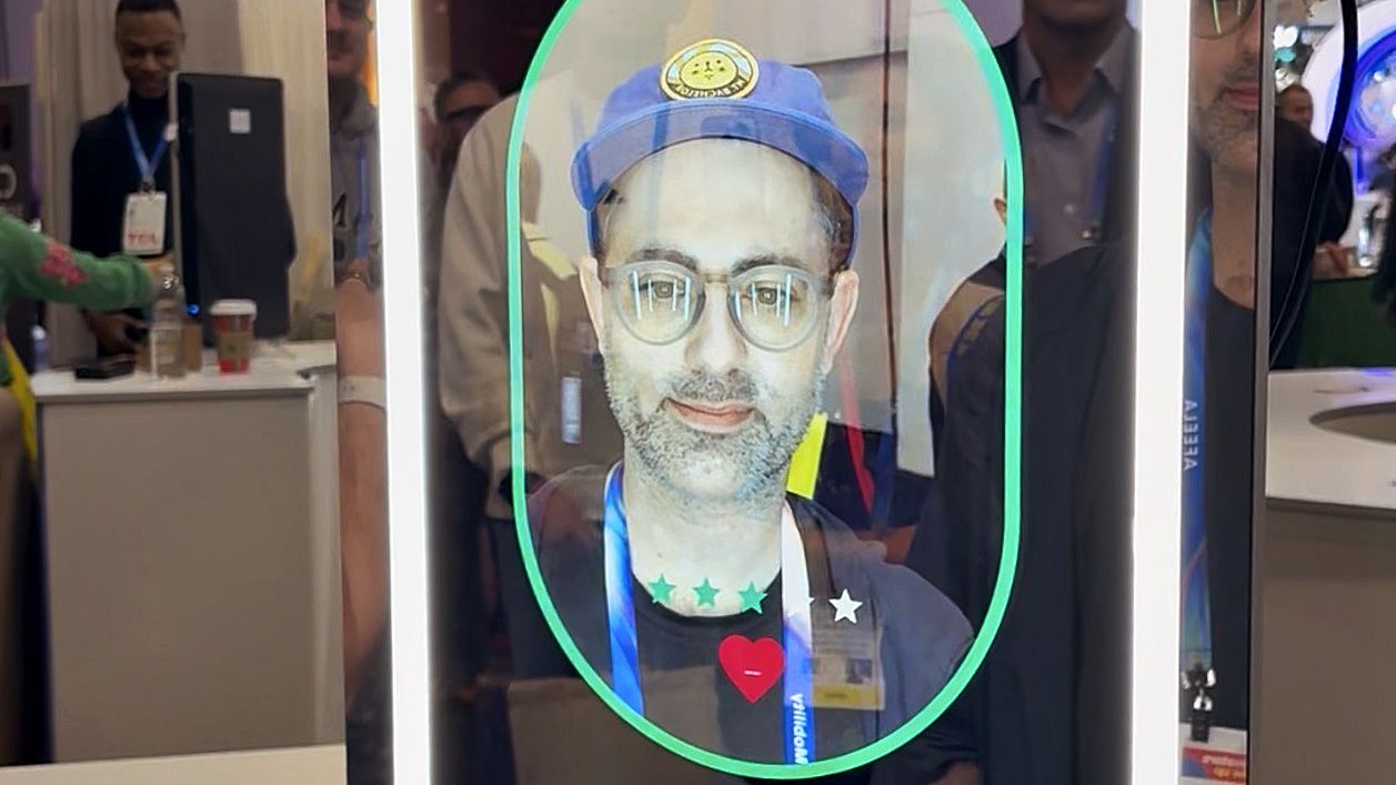 I let the Longevity Mirror scan my face at CES 2026 — and it predicted ...