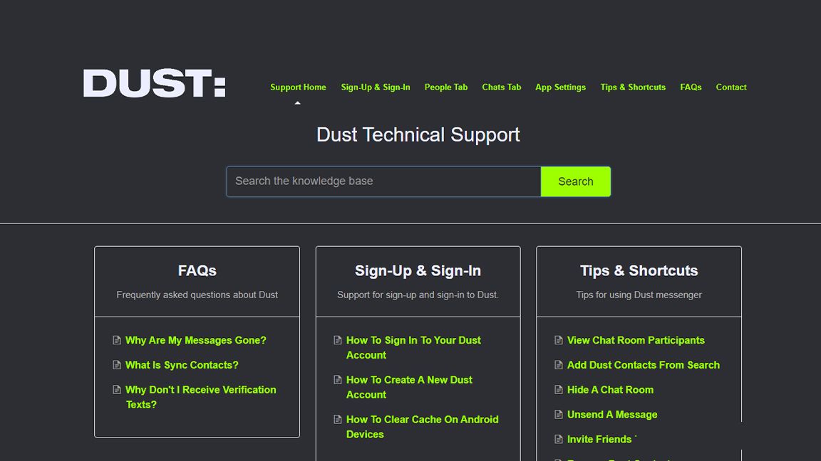 Dust encrypted messaging review | TechRadar