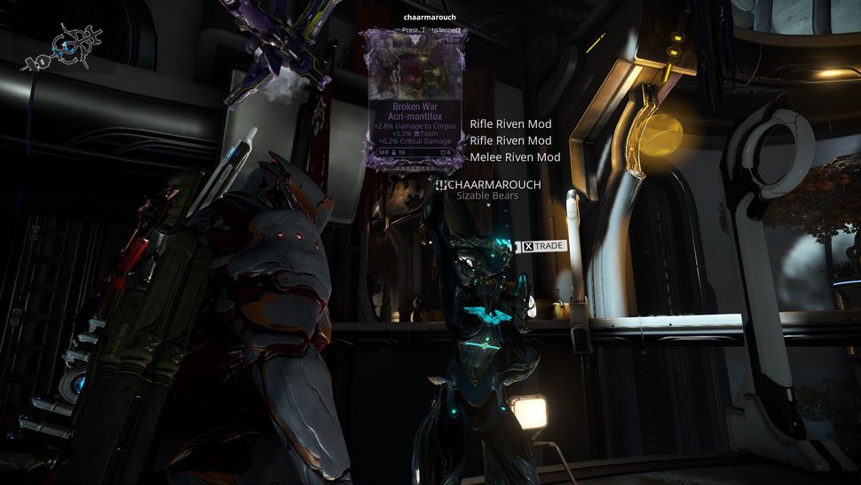 Warframe: How to trade | PC Gamer