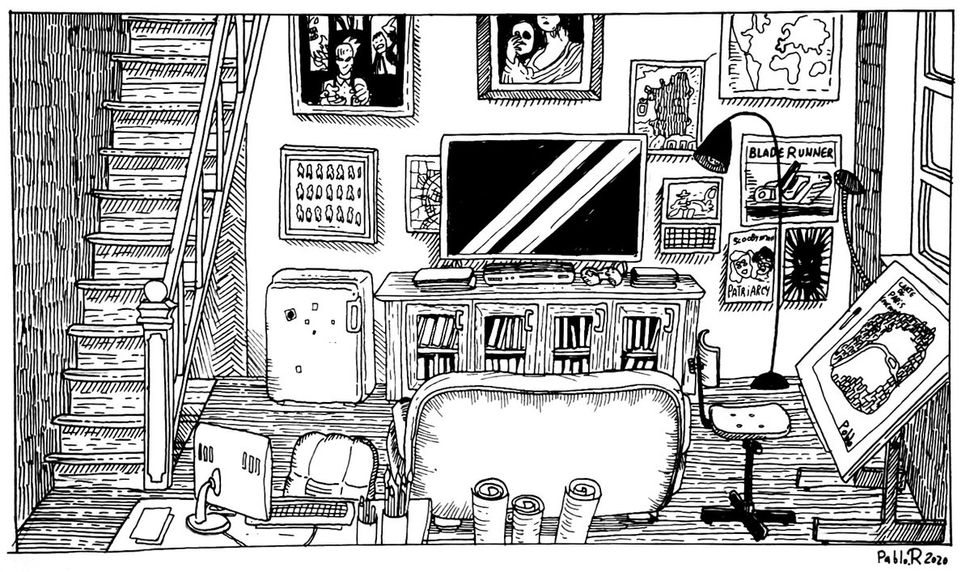 Illustrators depict their perfect self-isolation scenario | Creative Bloq