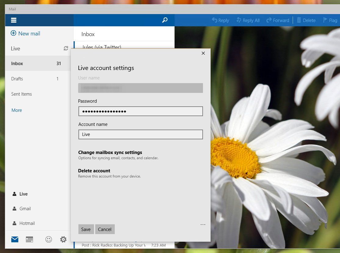 How to manage accounts in the new Mail and Calendar app for Windows 10 ...