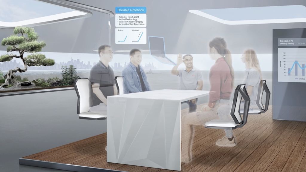 Lenovo unveils next-gen rollable laptop in the most meta way possible ...