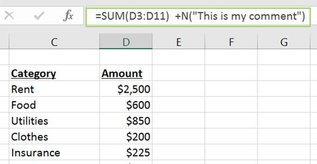 How to Add Comments to Your Formulas in Microsoft Excel | Laptop Mag