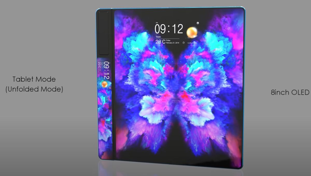 Stunning Samsung Galaxy Fold 2 video shows three screens and rotating ...