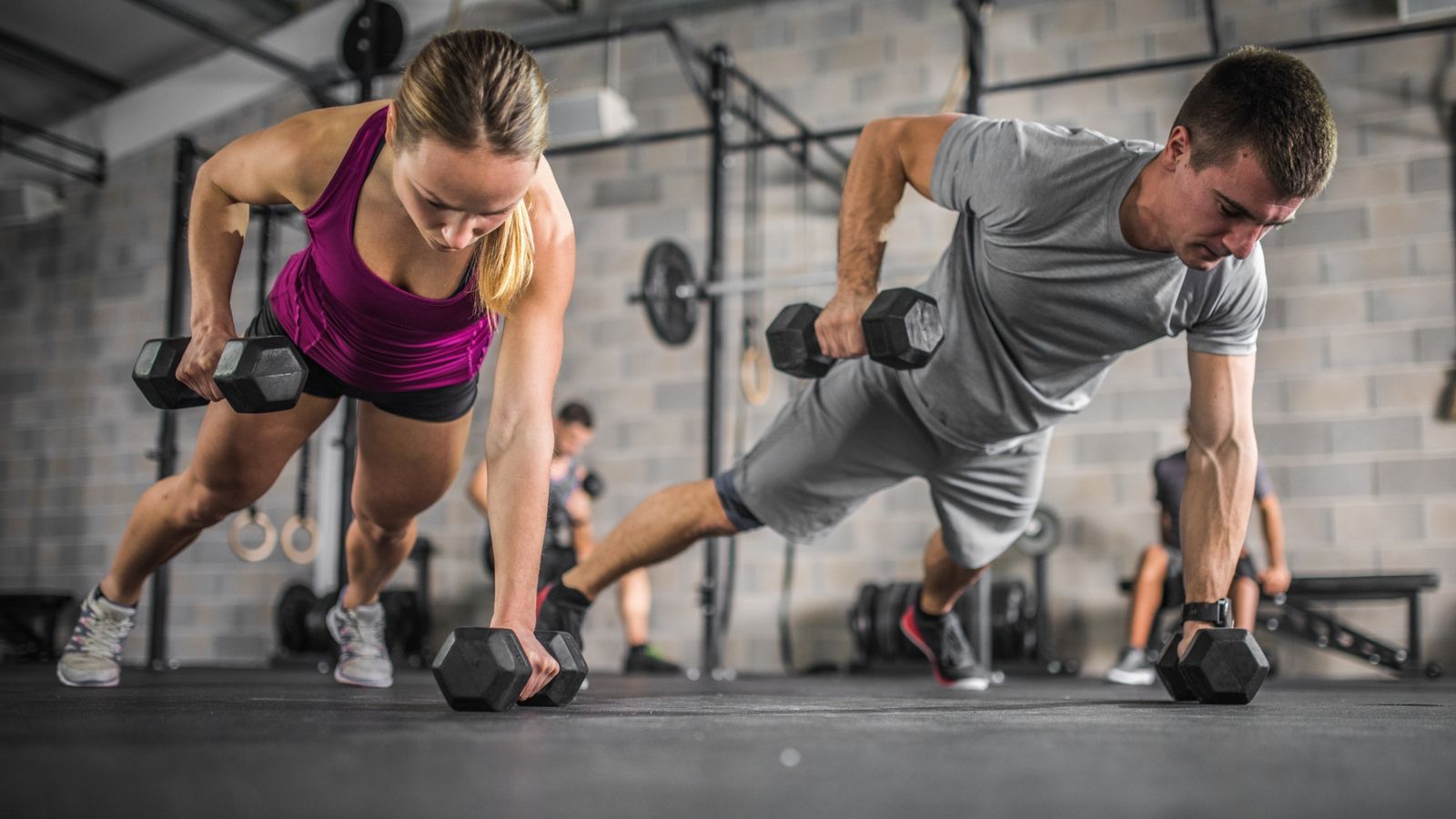 This dumbbell challenge is a great way to improve core strength ...