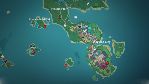 All Genshin Impact Electroculus locations | GamesRadar+