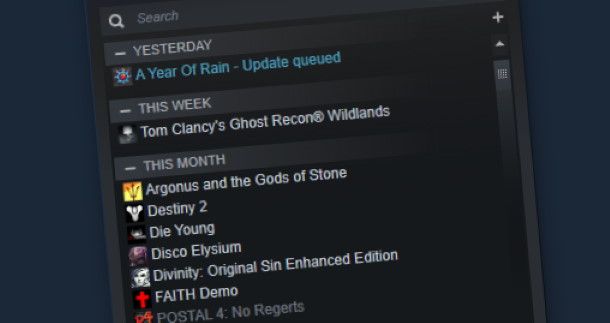 You can now change your Steam Library view back to small mode | PC Gamer