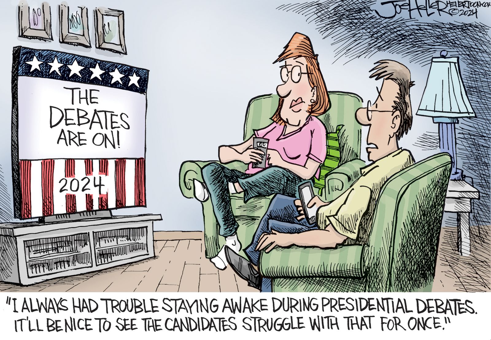 5 arguably hilarious cartoons about the 2024 presidential debate | The Week