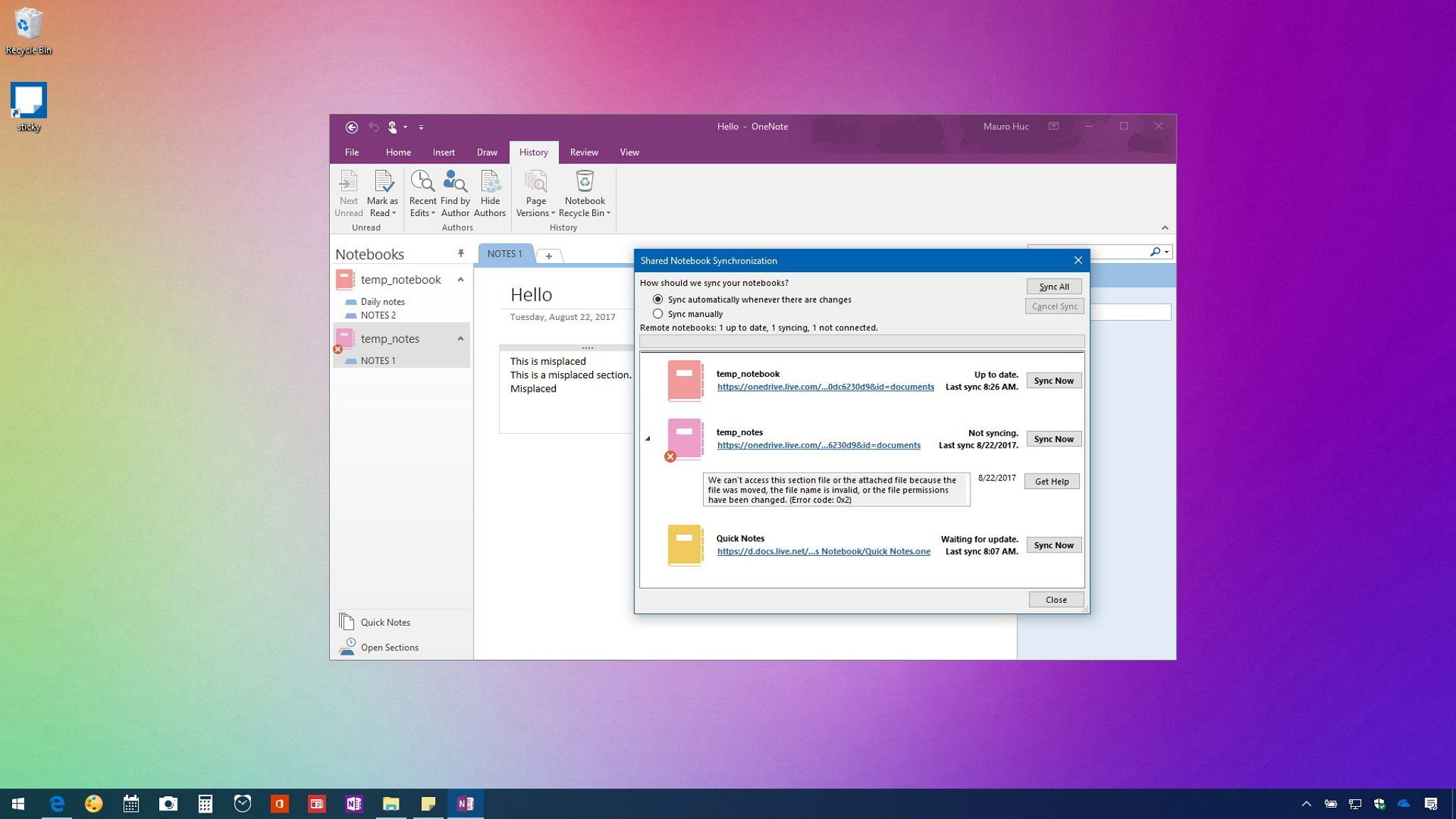 How To Troubleshoot And Fix Common Sync Issues With Onenote On Windows 10 Windows Central