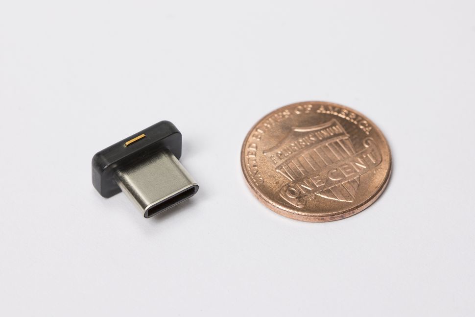 YubiKey 4C Nano, The Smallest USB Type-C Multi-Protocol Security Key ...
