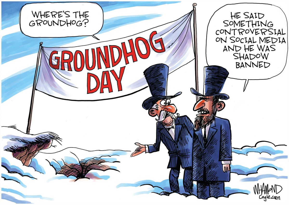 The groundhog's shadow | The Week