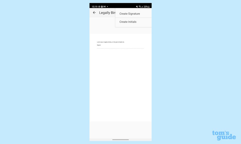 Here's how to sign documents on Android | Tom's Guide