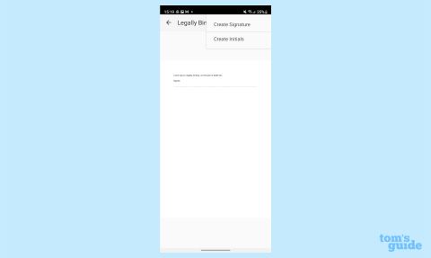 Here's how to sign documents on Android | Tom's Guide