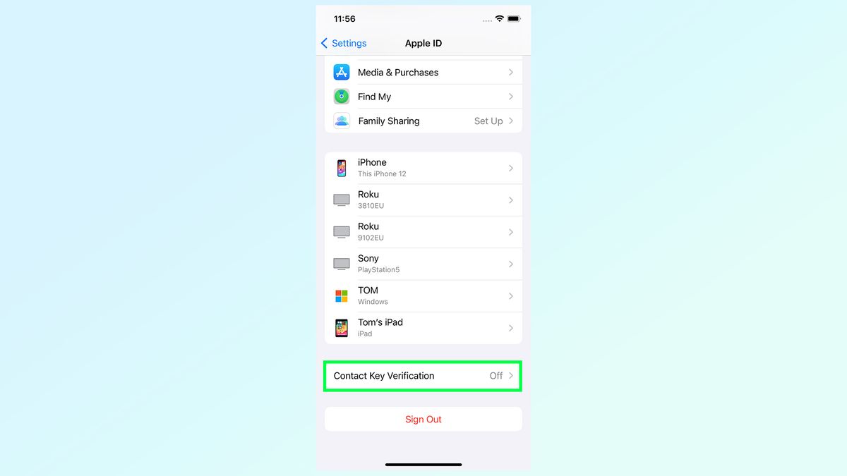 How to enable Contact Key Verification in iOS 17.2 | Tom's Guide
