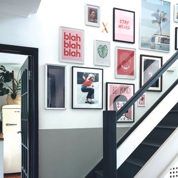 How to hang pictures on a wall simply and safely | Ideal Home