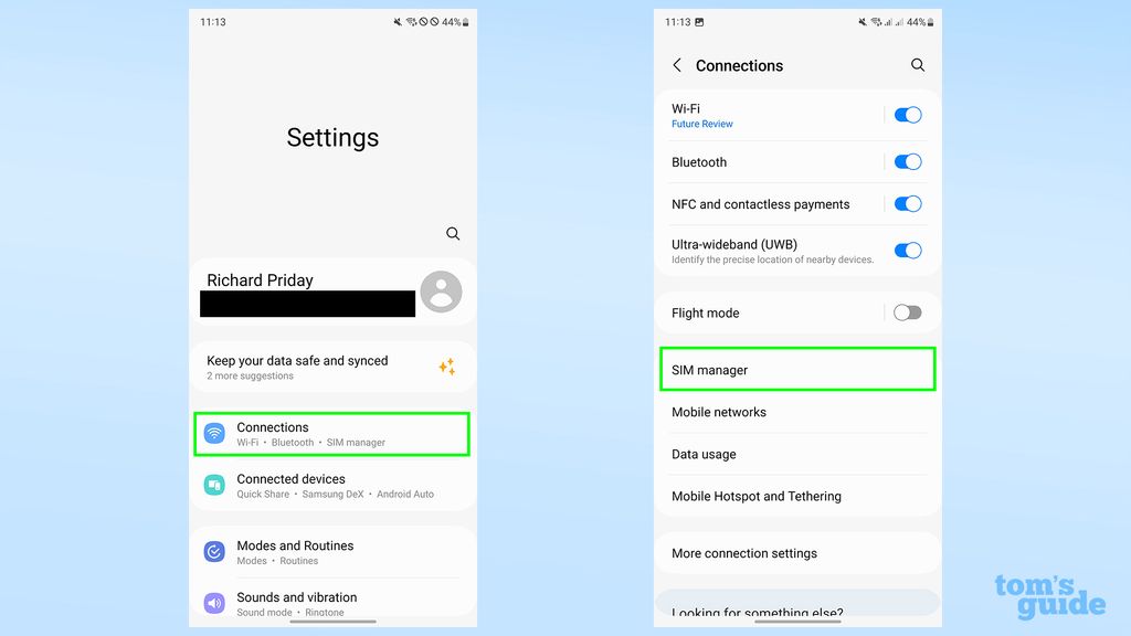 How to use dual SIMs on Samsung Galaxy S23 | Tom's Guide