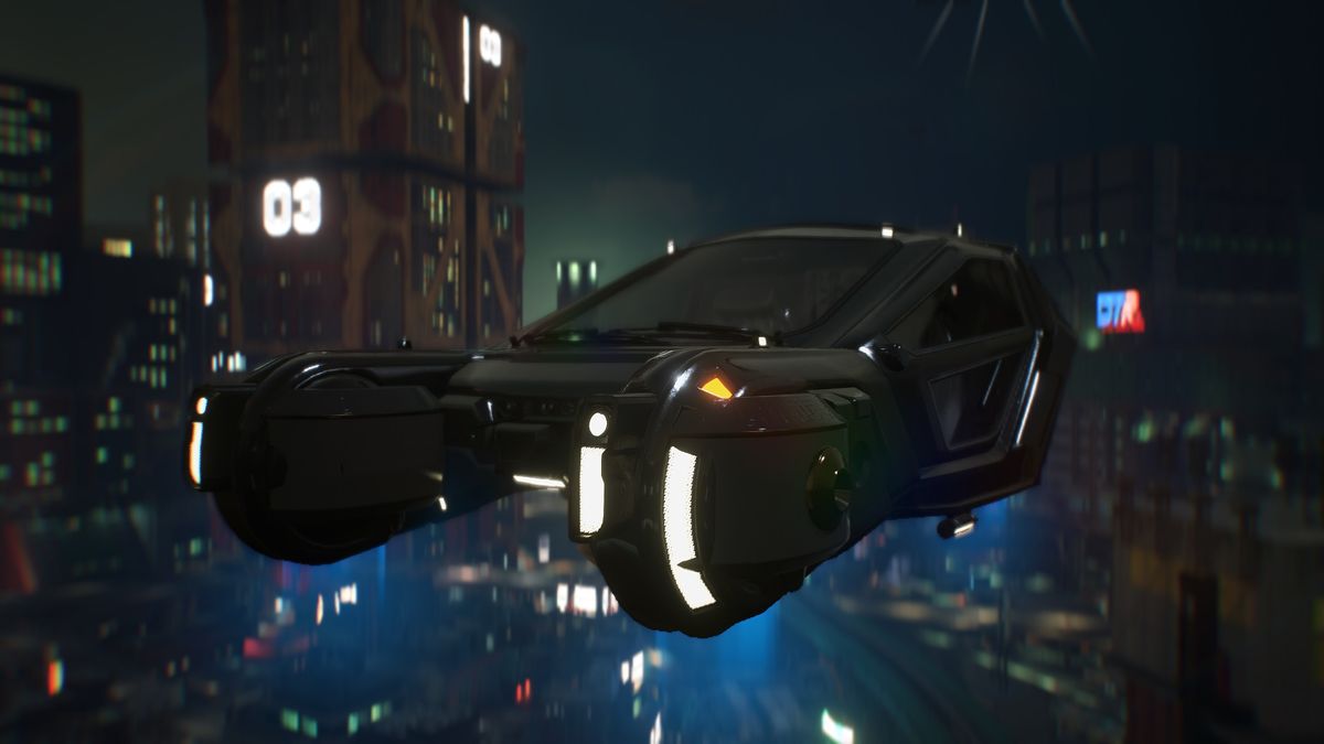 This flying car from Blade Runner feels right at home modded into ...