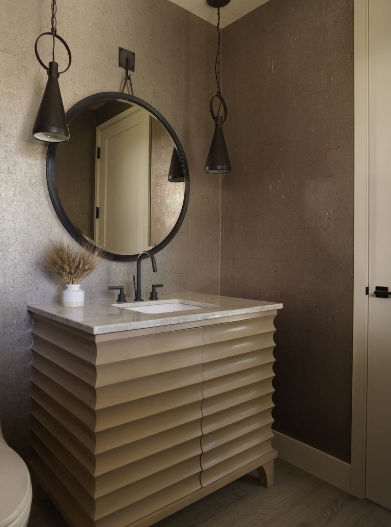 Powder room vanity ideas: 10 design rules for this small space | Homes ...