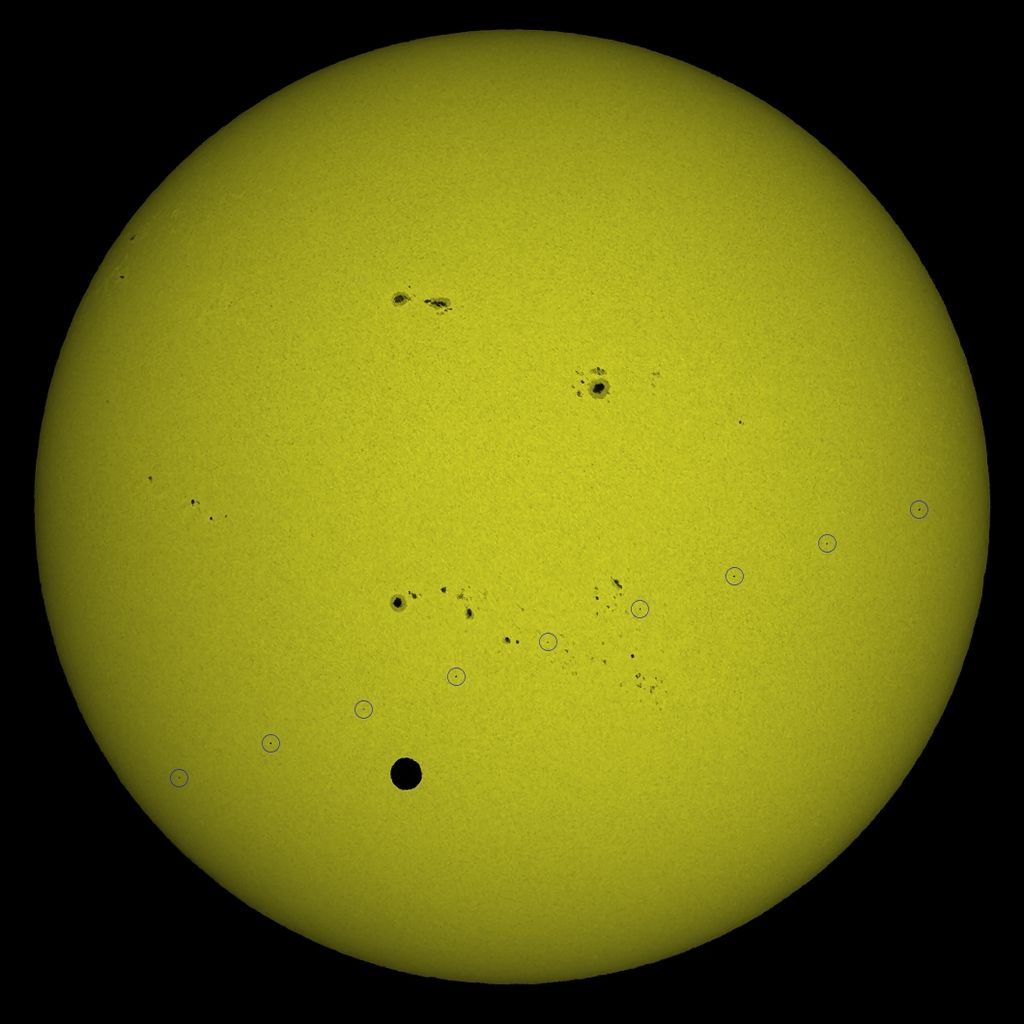 Venus and Hubble Space Telescope Cross Sun Together in Double Transit ...