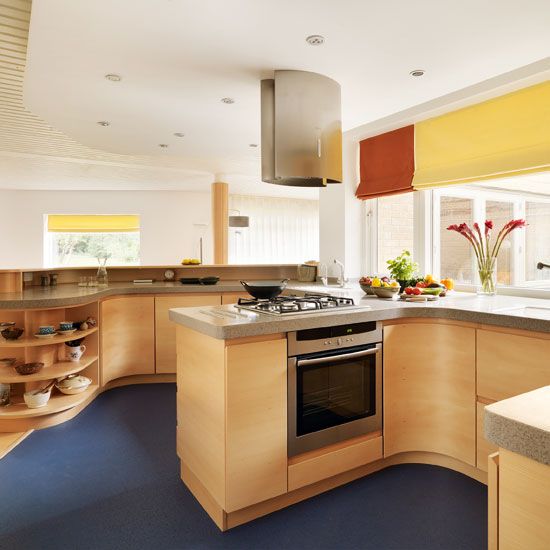 An eco-friendly beech kitchen | Ideal Home