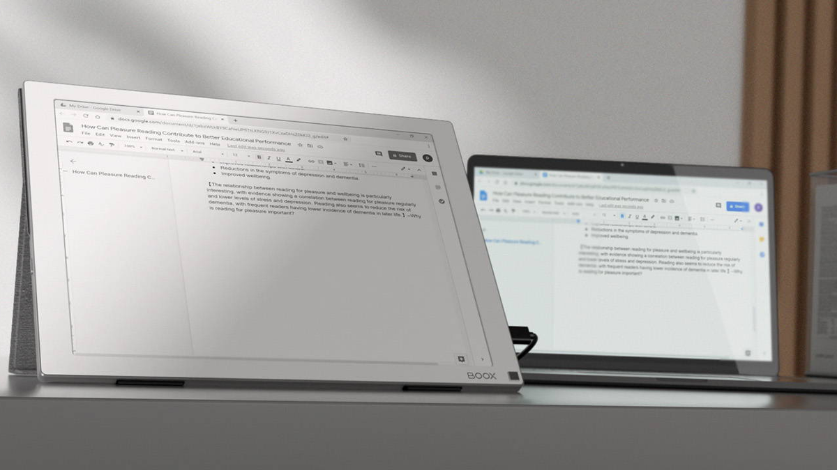 Boox's E-Ink External Monitor for Laptops Available, 25-Incher Incoming ...