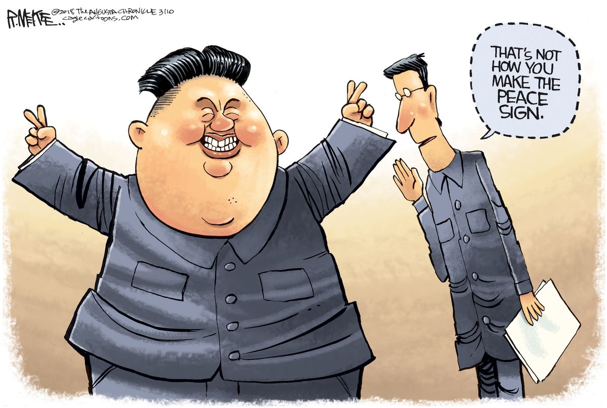 Political cartoon U.S. Kim Jong-Un North Korea negotiations | The Week
