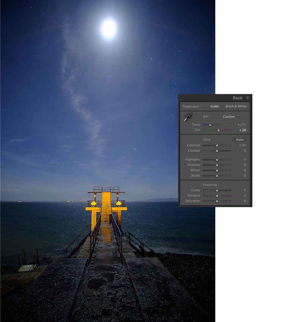 Lightroom series part 16: Enhance a night-time photograph with ...
