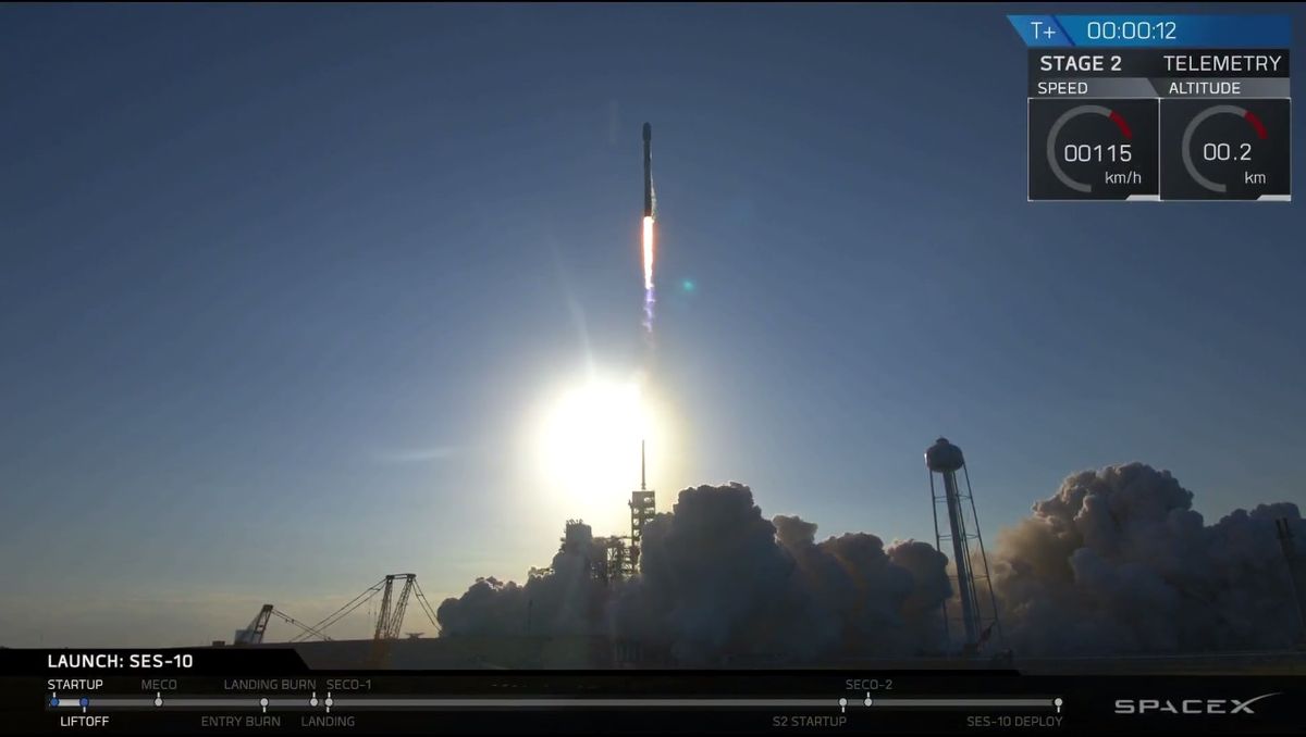In Photos: SpaceX Launches, Lands 1st Reused Falcon 9 Rocket | Space