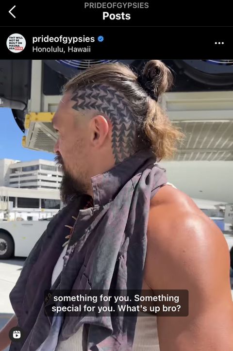 See Jason Momoa Show Off New Head Tattoo In Video Days After Shaving Off Hair | Cinemablend