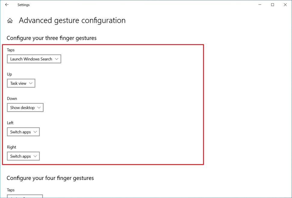 How to customize 'Precision Touchpad' settings on Windows 10 | Windows ...