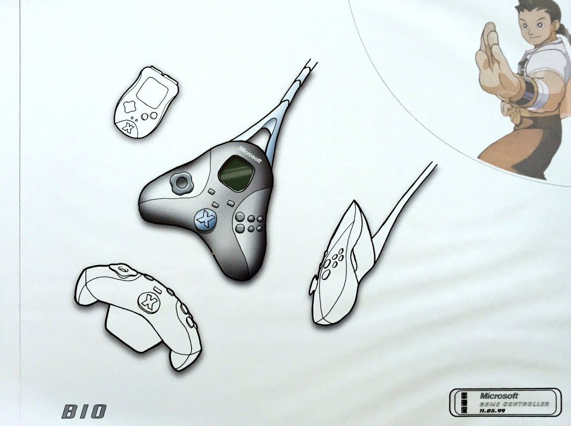 Take a look at early Xbox controller designs from 1999 | Windows Central