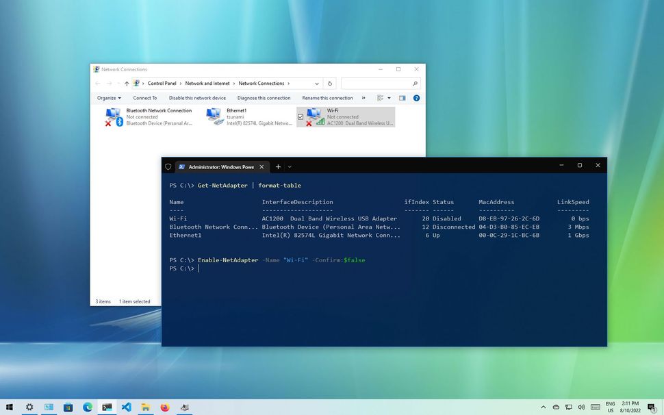 How to enable or disable Wi-Fi and Ethernet network adapters on Windows ...