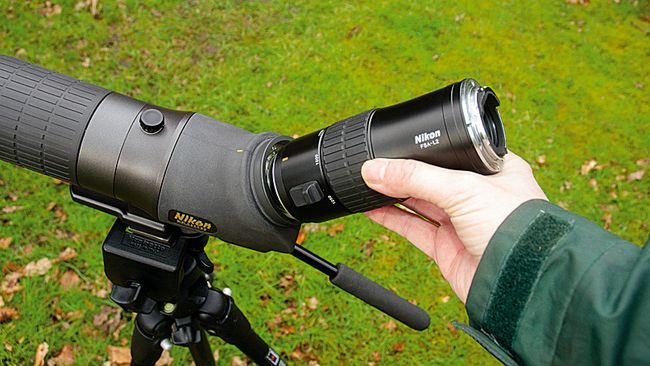 Digiscoping: How to attach your D-SLR to a spotting scope and the ...