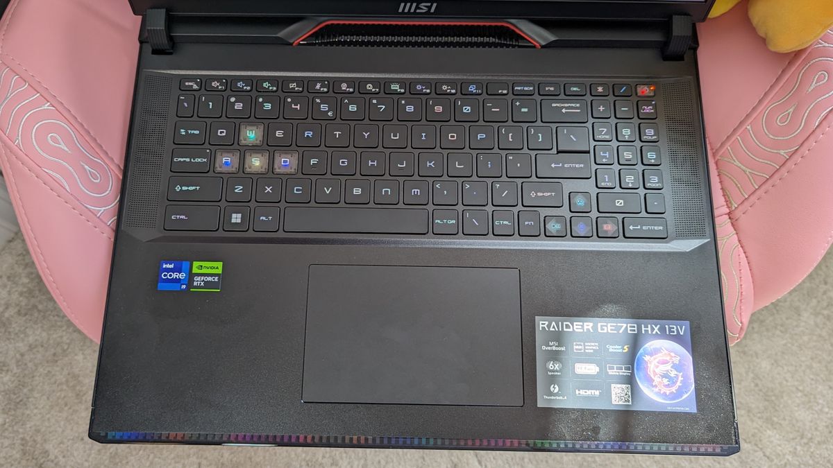 MSI Raider GE78 HX (13VH-070US) review | Laptop Mag
