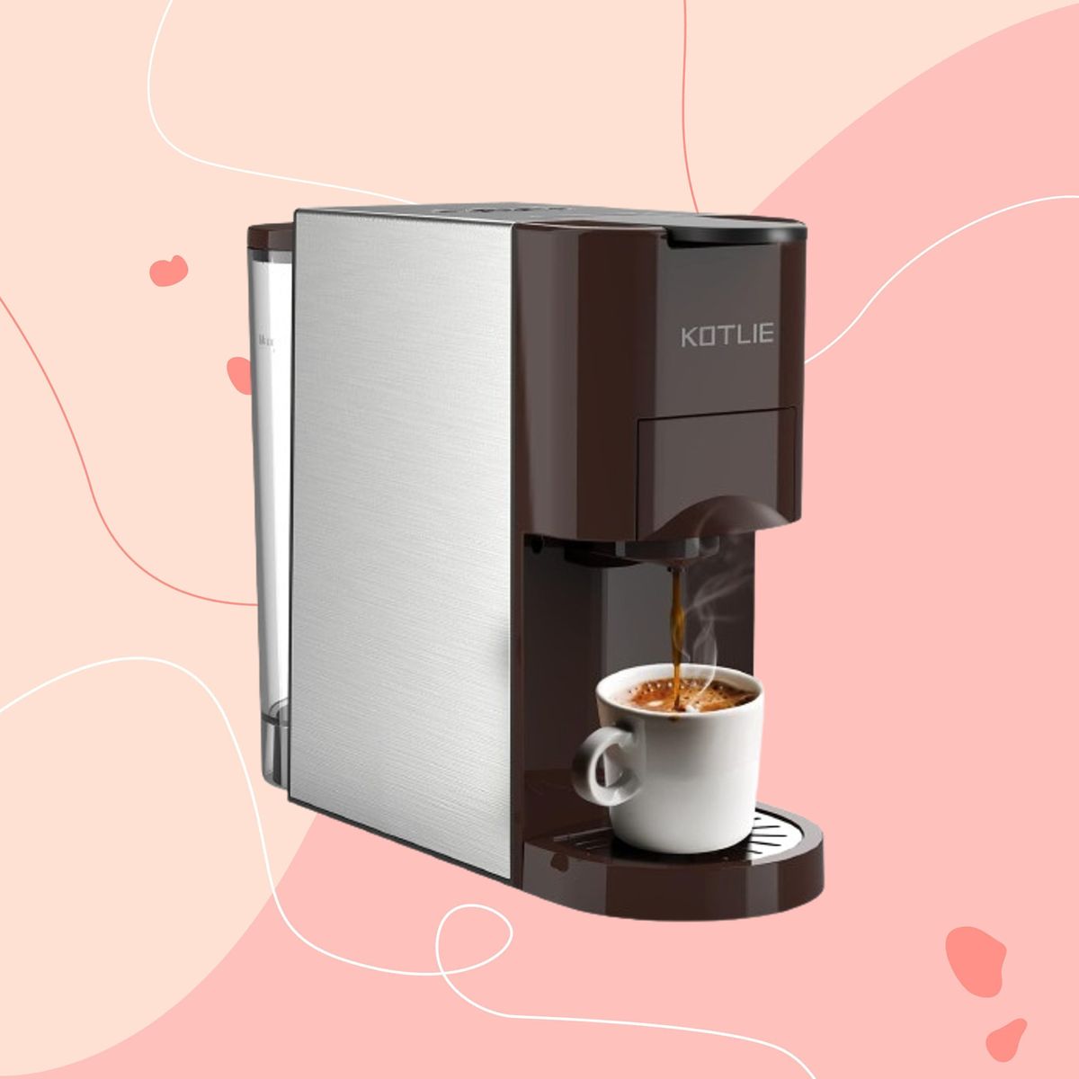 This coffee machine's compatible with pods and ground coffee | Ideal Home