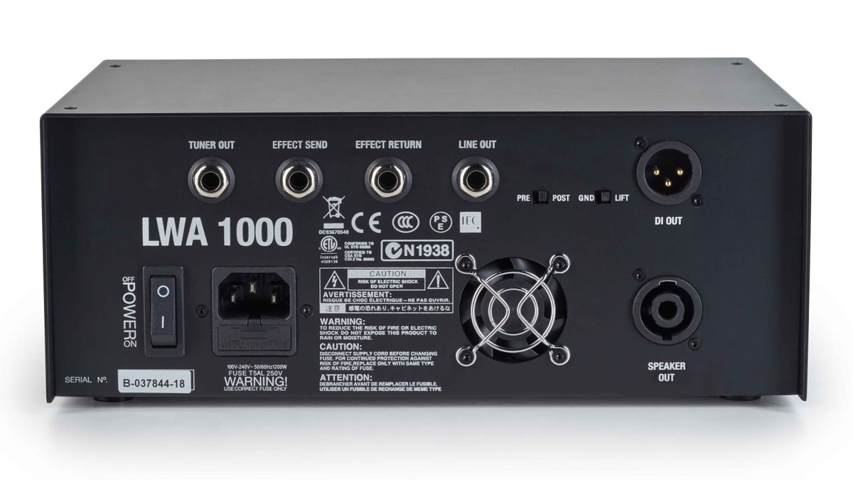 Warwick unveils LWA 1000 bass amp in all-black finish | MusicRadar
