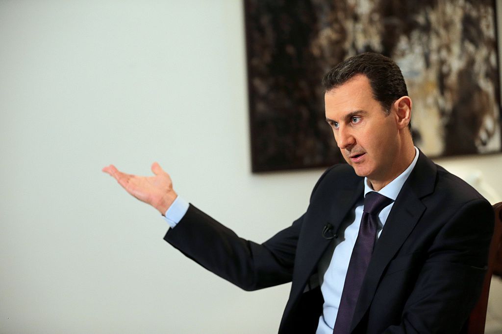 The Syrian president is now denying that a chemical weapon attack ...