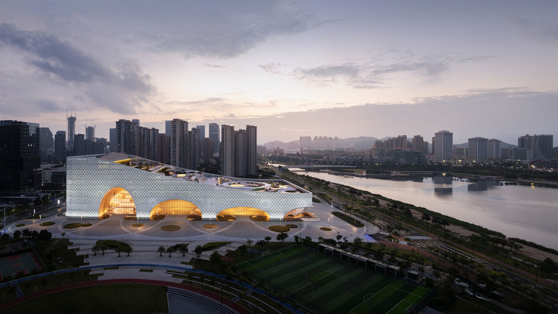Hengqin Culture and Art Complex shows off its vast arches | Wallpaper*