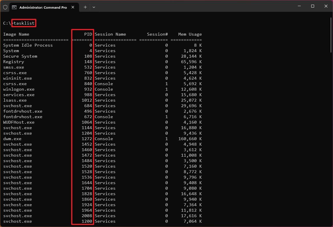 How to determine an app Process ID on Windows 11 | Windows Central