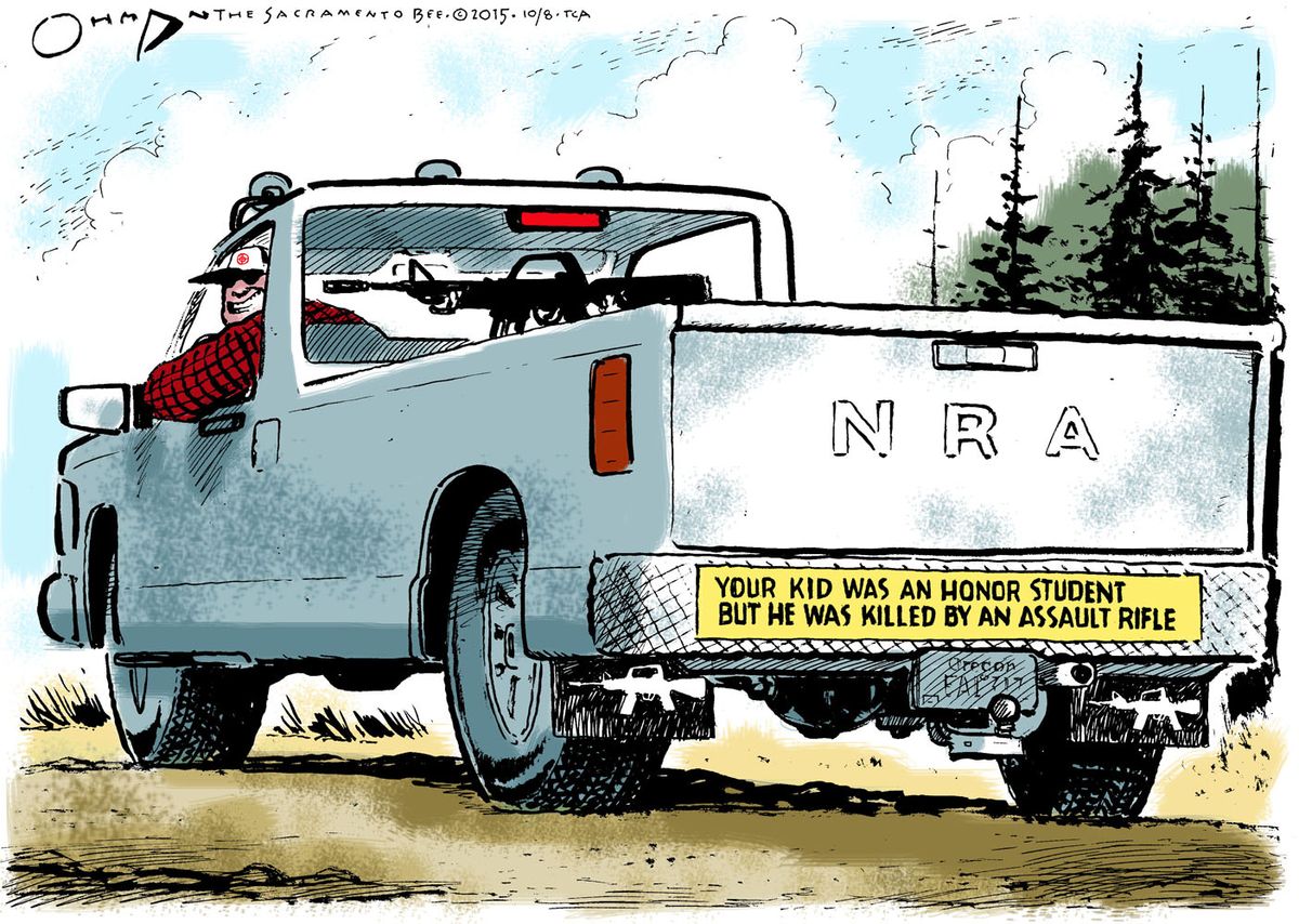 Editorial cartoon U.S. NRA | The Week