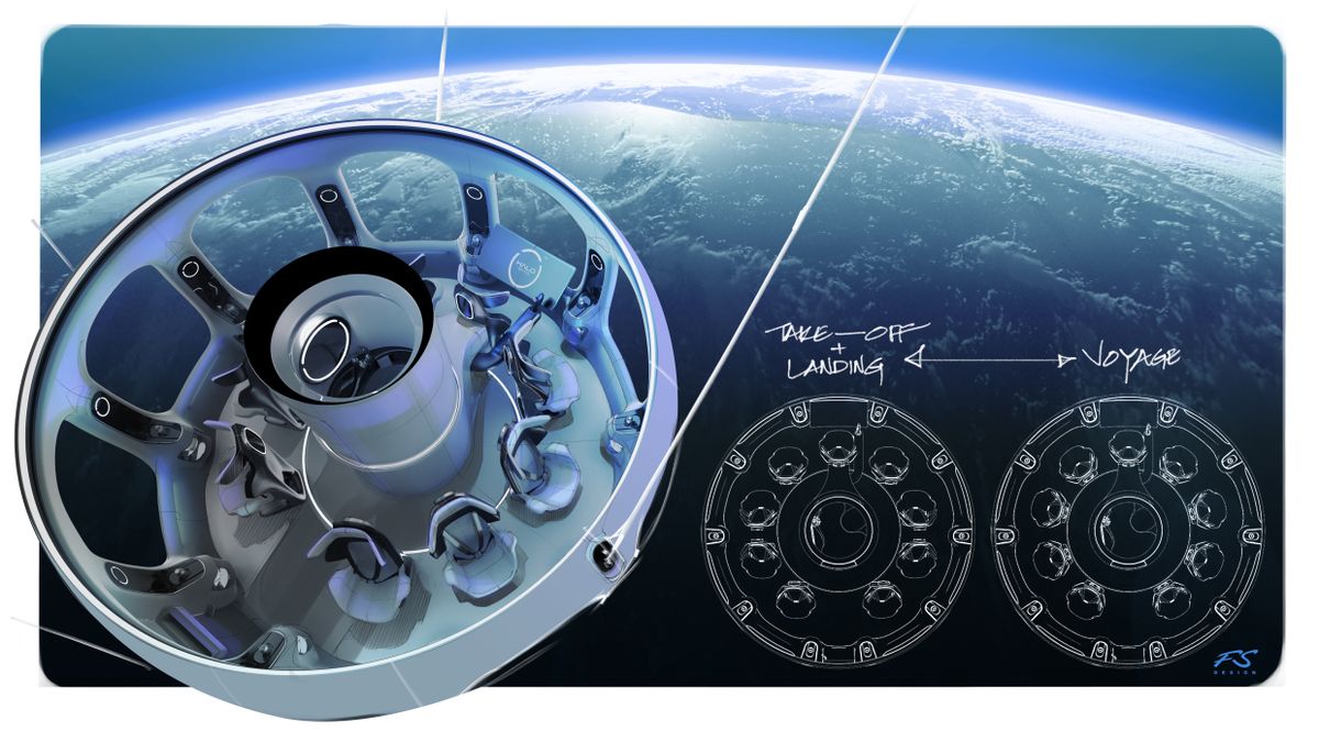HALO Space unveils capsule design for stratospheric space 'glamping ...