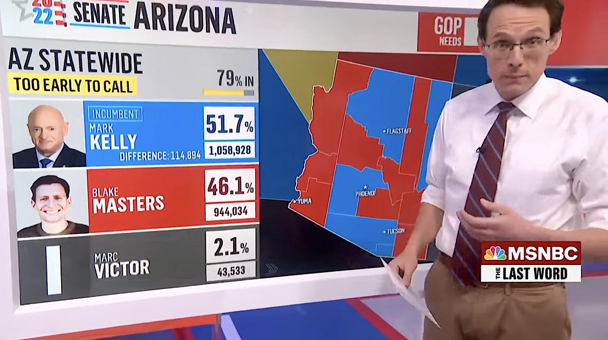 MSNBC's Steve Kornacki explains where Arizona's key Senate and governor ...
