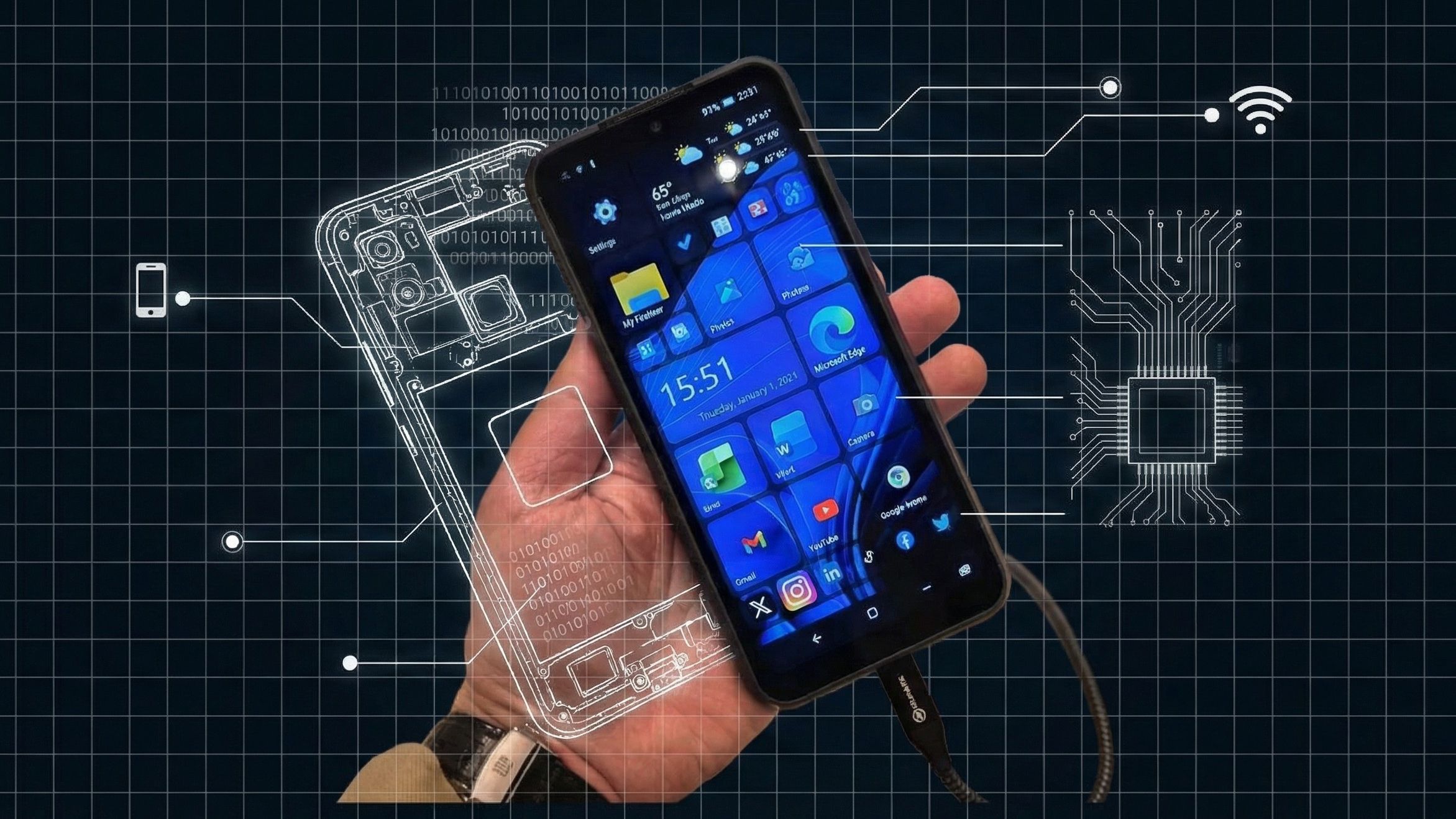 A closer look at the first Windows 11 phone | Windows Central