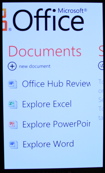 Software Review (Windows Phone 7): Office Hub | Windows Central