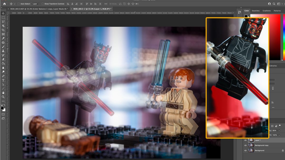 How to create Star Wars effects in Photoshop – add Lightsabers to toy ...