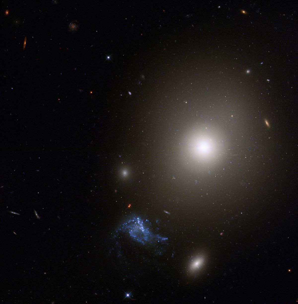Hubble telescope spots peculiar dwarf galaxy with bright neighbor | Space